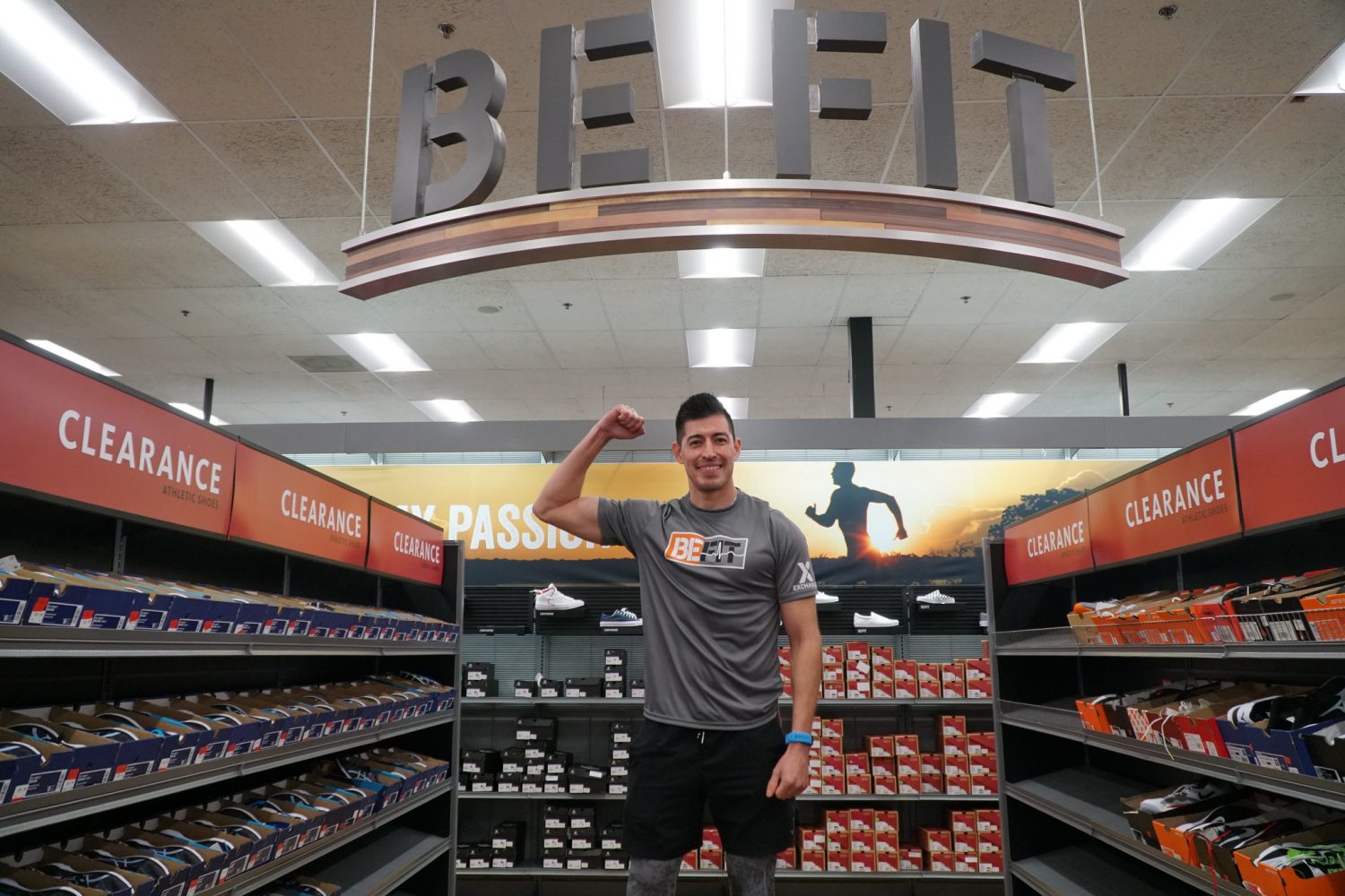 BE FIT Ambassador Roy Montez Helps Fort Leonard Wood Shoppers Jump ...