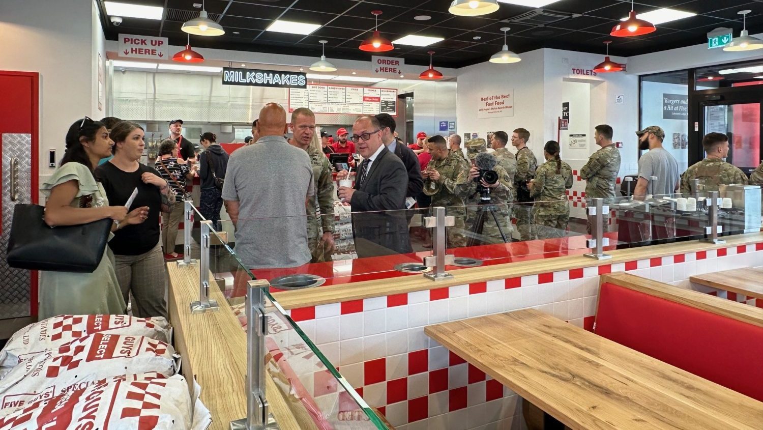 Exchange Brings Taste of Home to Vicenza Community with Five Guys – The ...