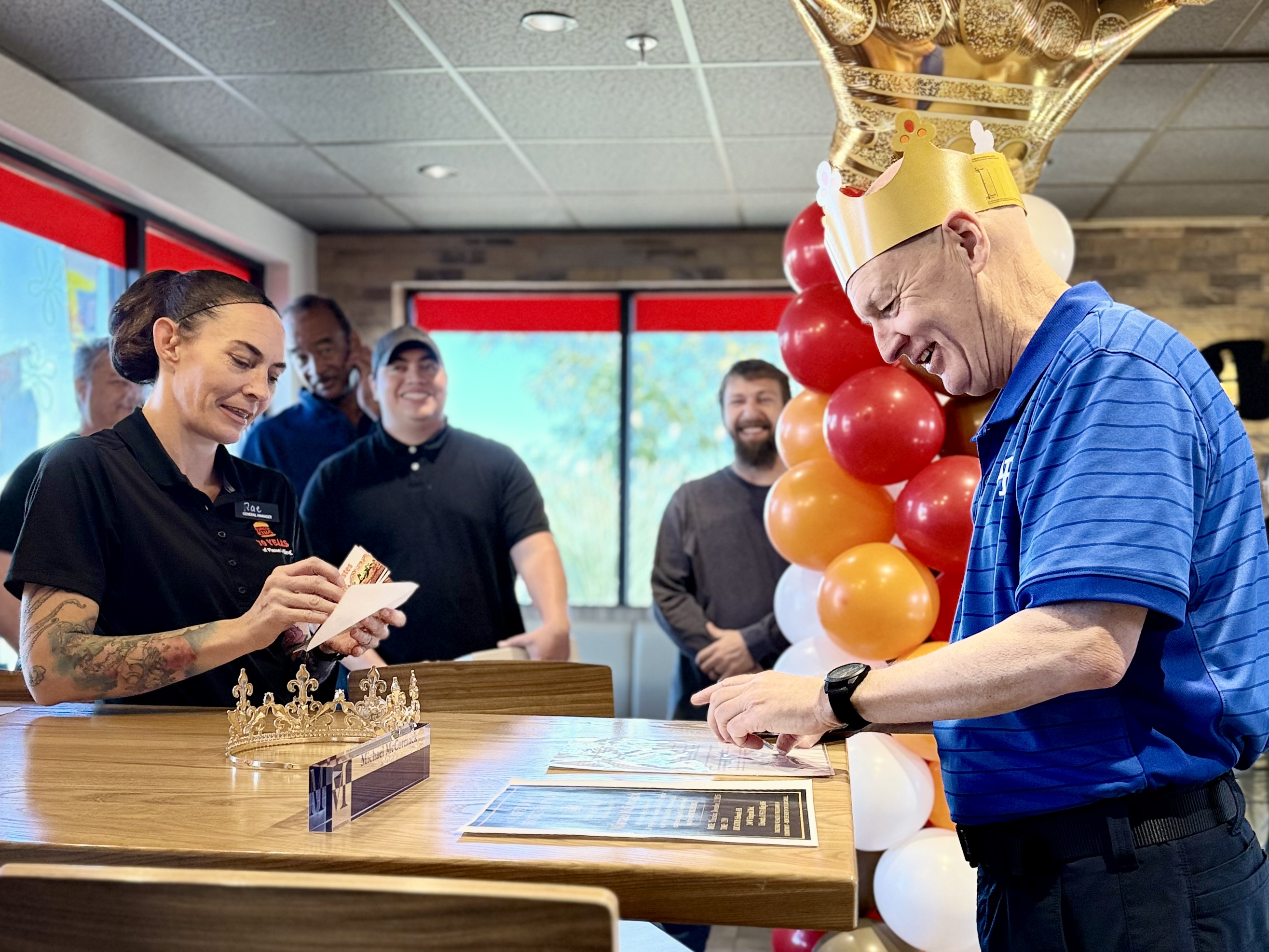 Edwards Burger King Surprises Longtime Loyal Customer With Retirement ...